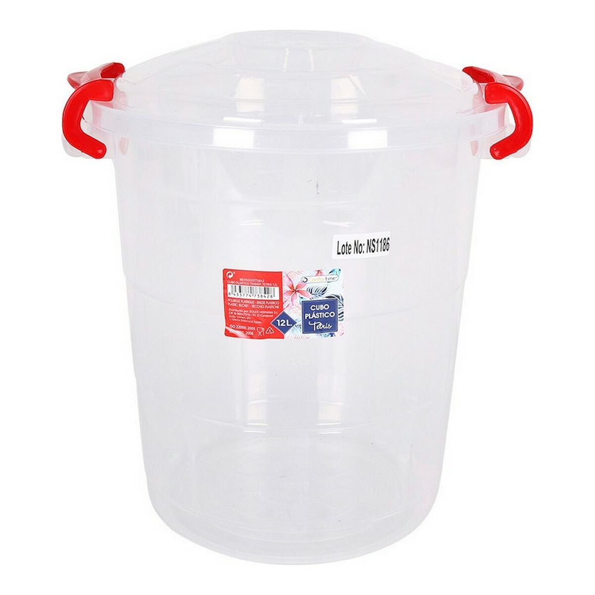 Seau Confortime Tetris Transparent Plastique (12 L) | Leroy Merlin