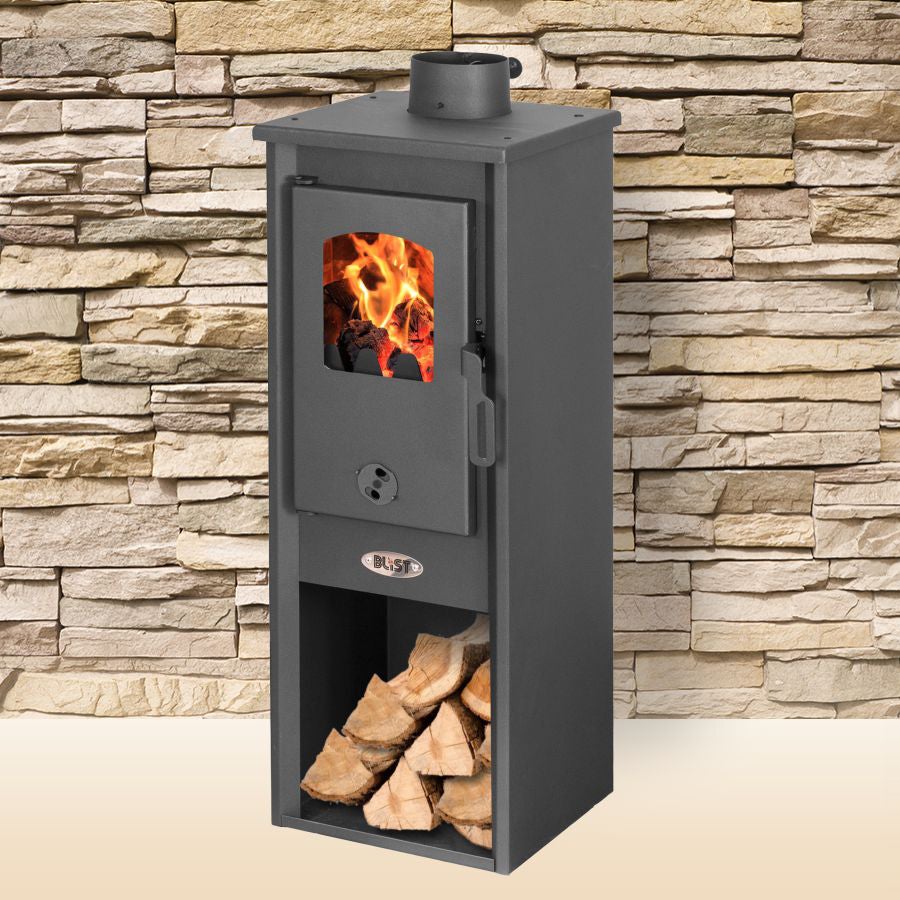 Stufa a Legna Berna Lux S 5.3 kW Antracite | Leroy Merlin