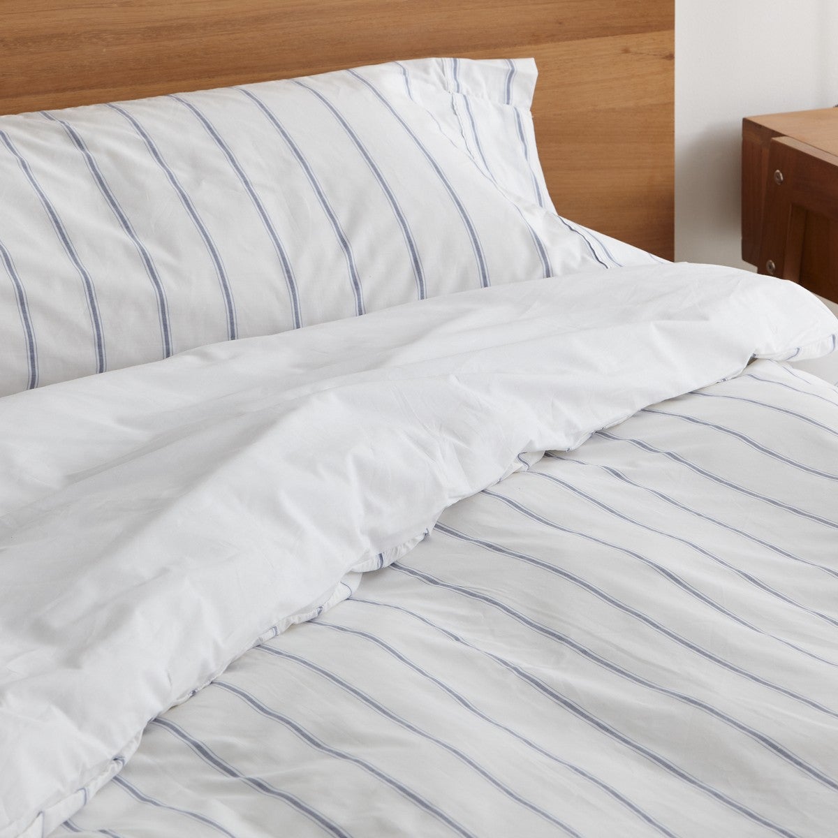 Dúo funda nórdica + almohada Rita azul - 200 (dúo) | Leroy Merlin