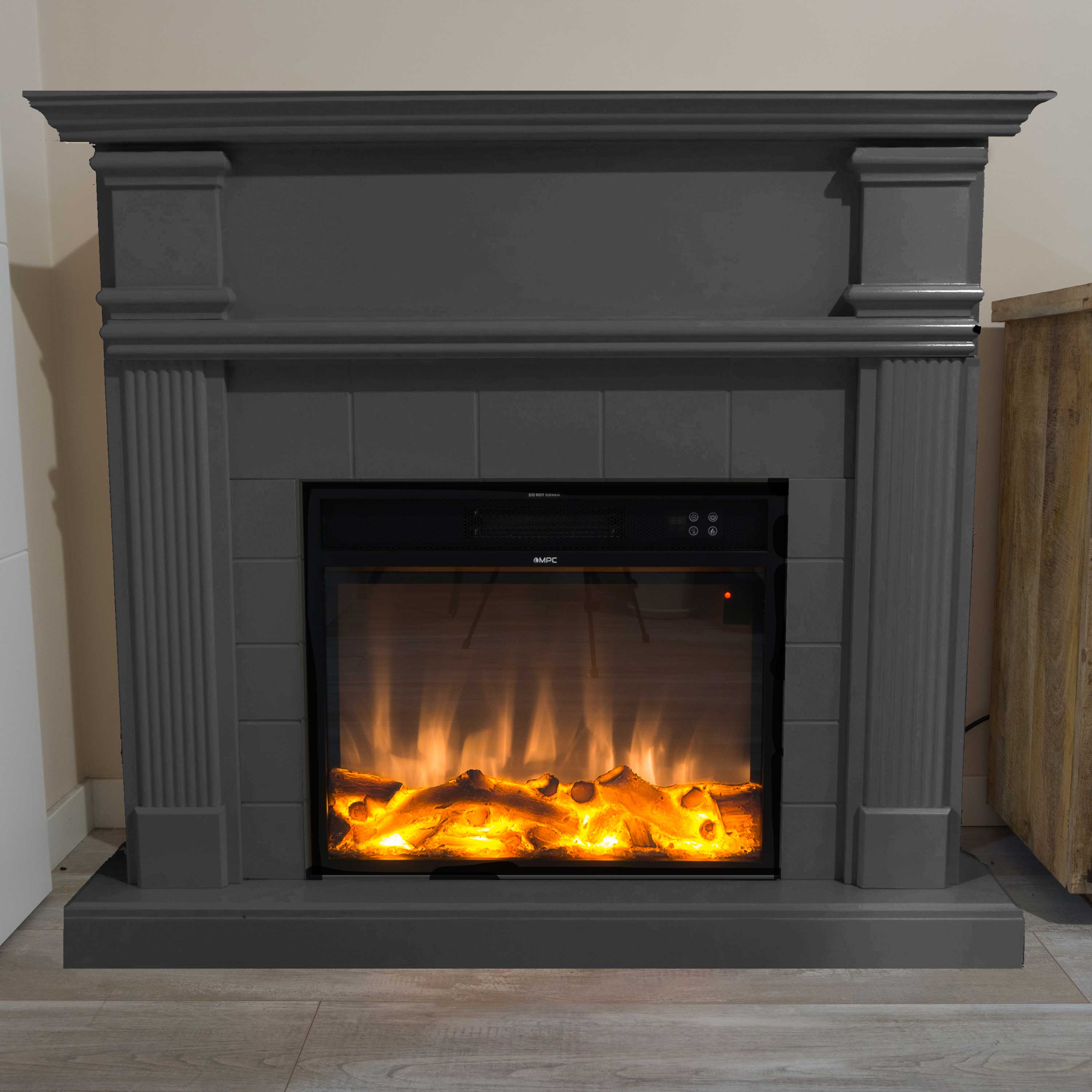 Caminetto elettrico Sined Caldera grigio: eleganza e funzionalità per ...