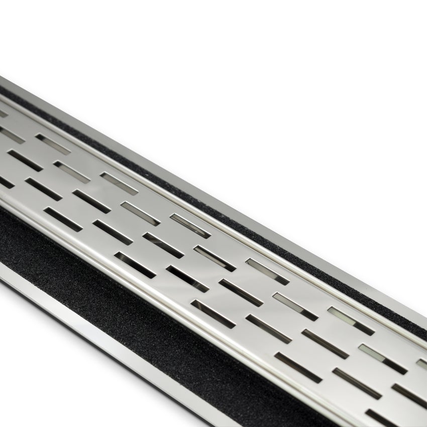 Canaux de style Inox ligne luxe - rectangles | Leroy Merlin