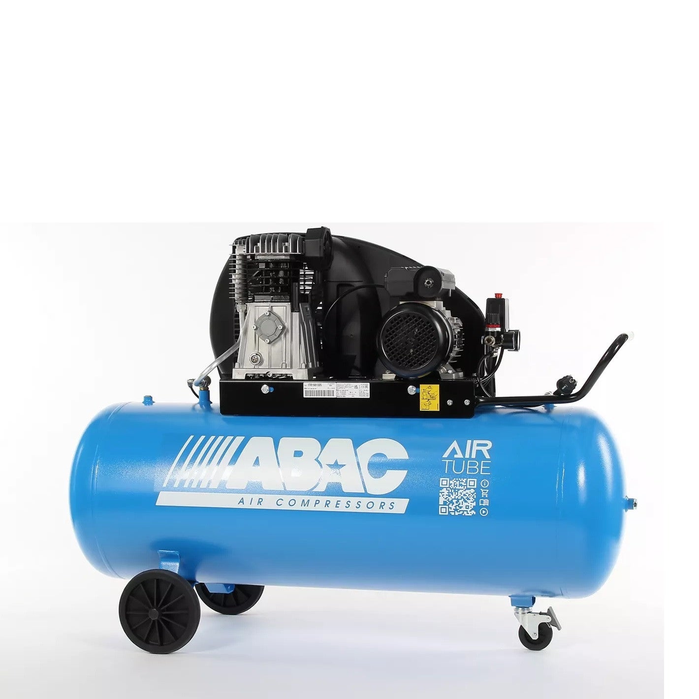 Compresseur d'air Abac 2EXT A39B 200 CM3 mono-étagé 200L 3ch 393l/min ...