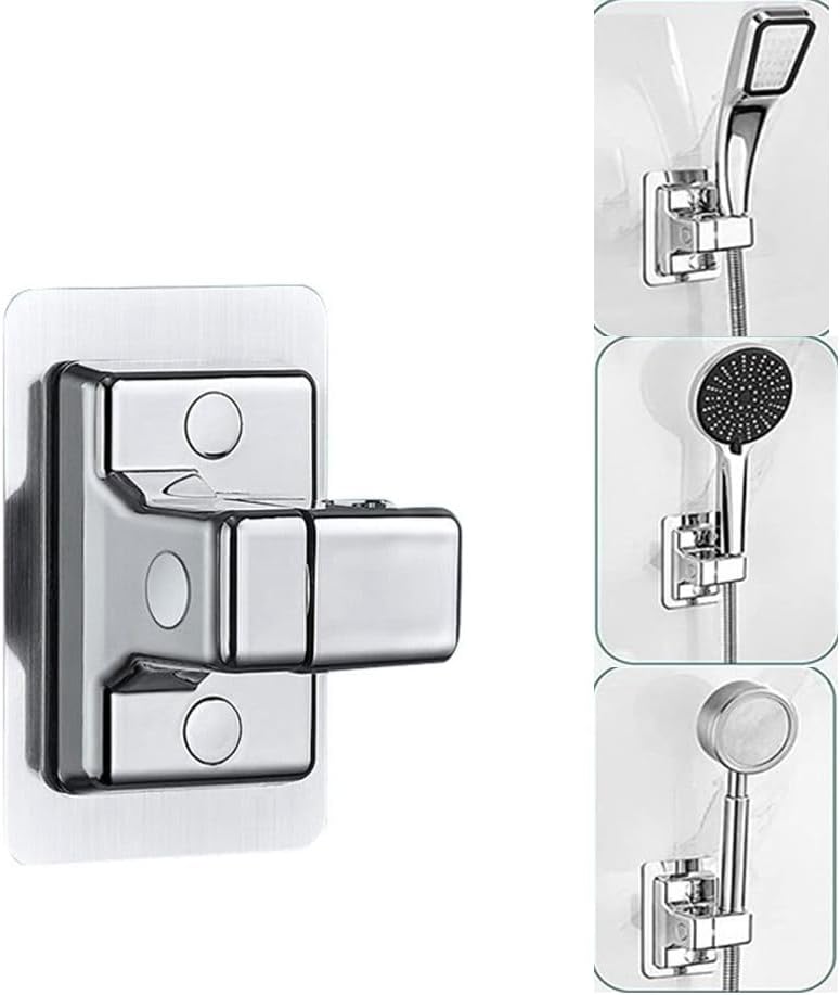 Support pommeau de douche 360° – support mural réglable pour pommeau ...