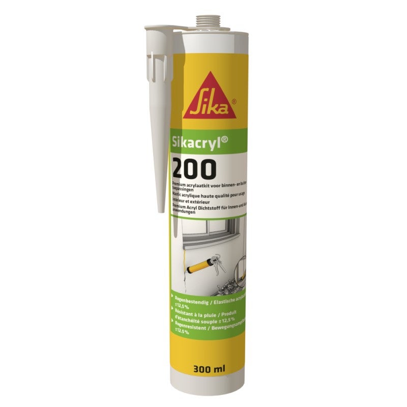 Sikacryl-200 - Mastic acrylique hautes performances - Sika | Bricoman