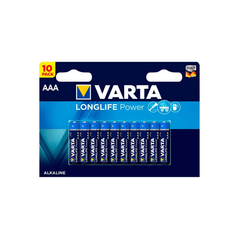 Varta High Energy AAA 10-pack Batería de un solo uso Alcalino | Leroy Merlin