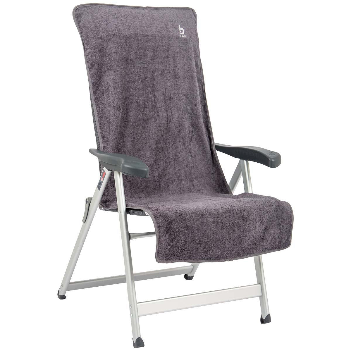 Bo-Camp - Toalla para silla M - Universal - Tejido de rizo - Gris ...