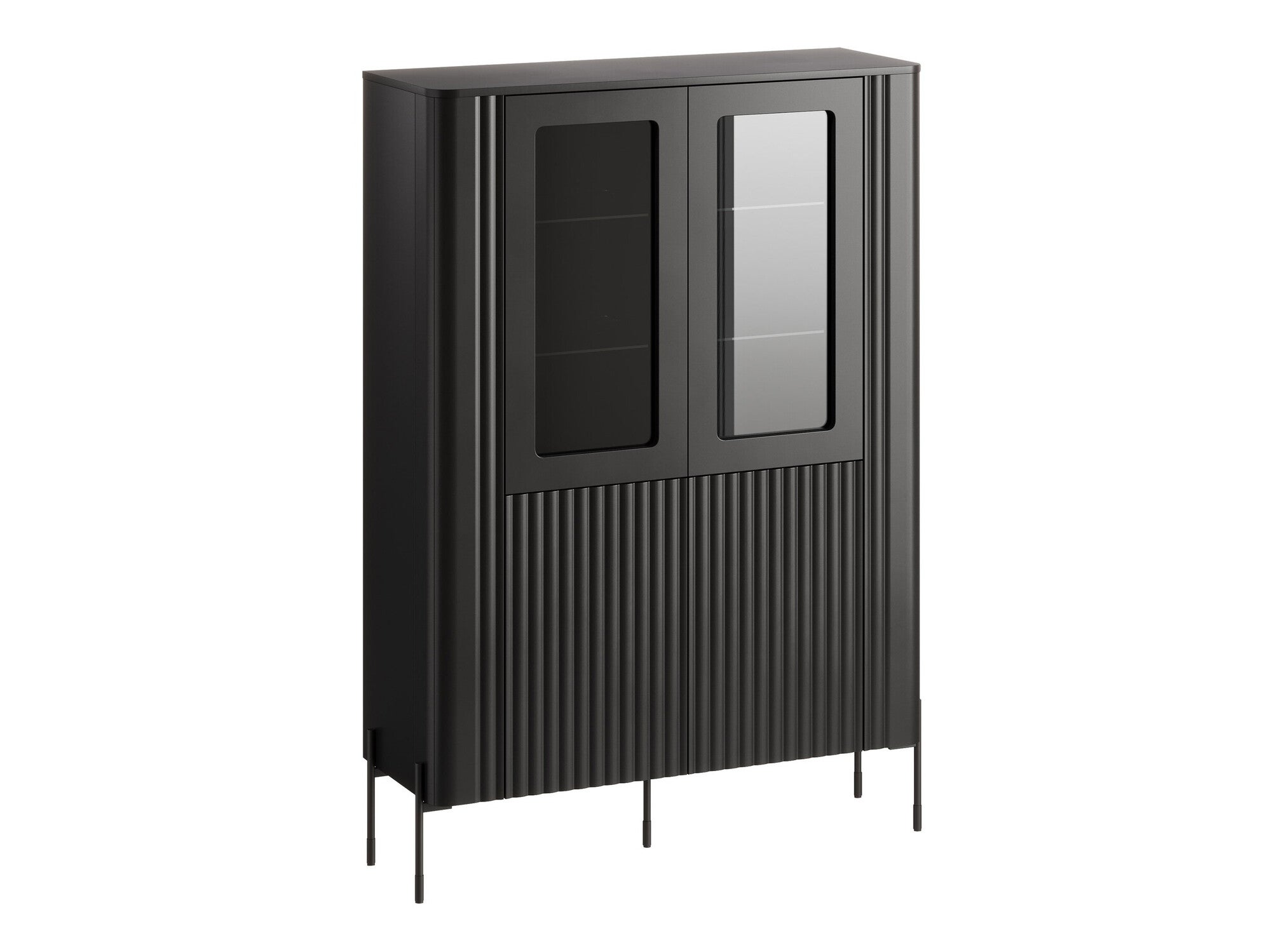 Estantería Nobilitas, Con puertas, Cerrable, MDF, Aglomerado laminado ...