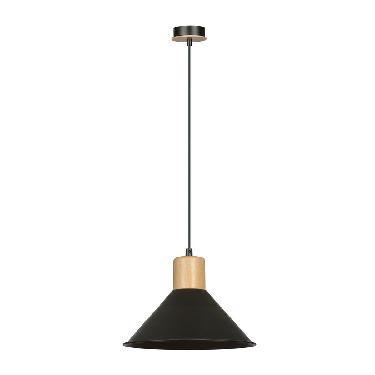 Lámpara de Suspensión Rowen, Acero, Negro, Seven Design | Leroy Merlin