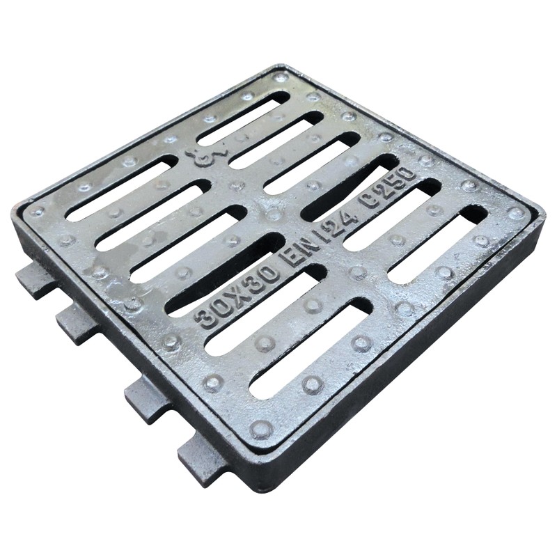 Tampon en fonte B125 pour regard 300x300mm | Leroy Merlin