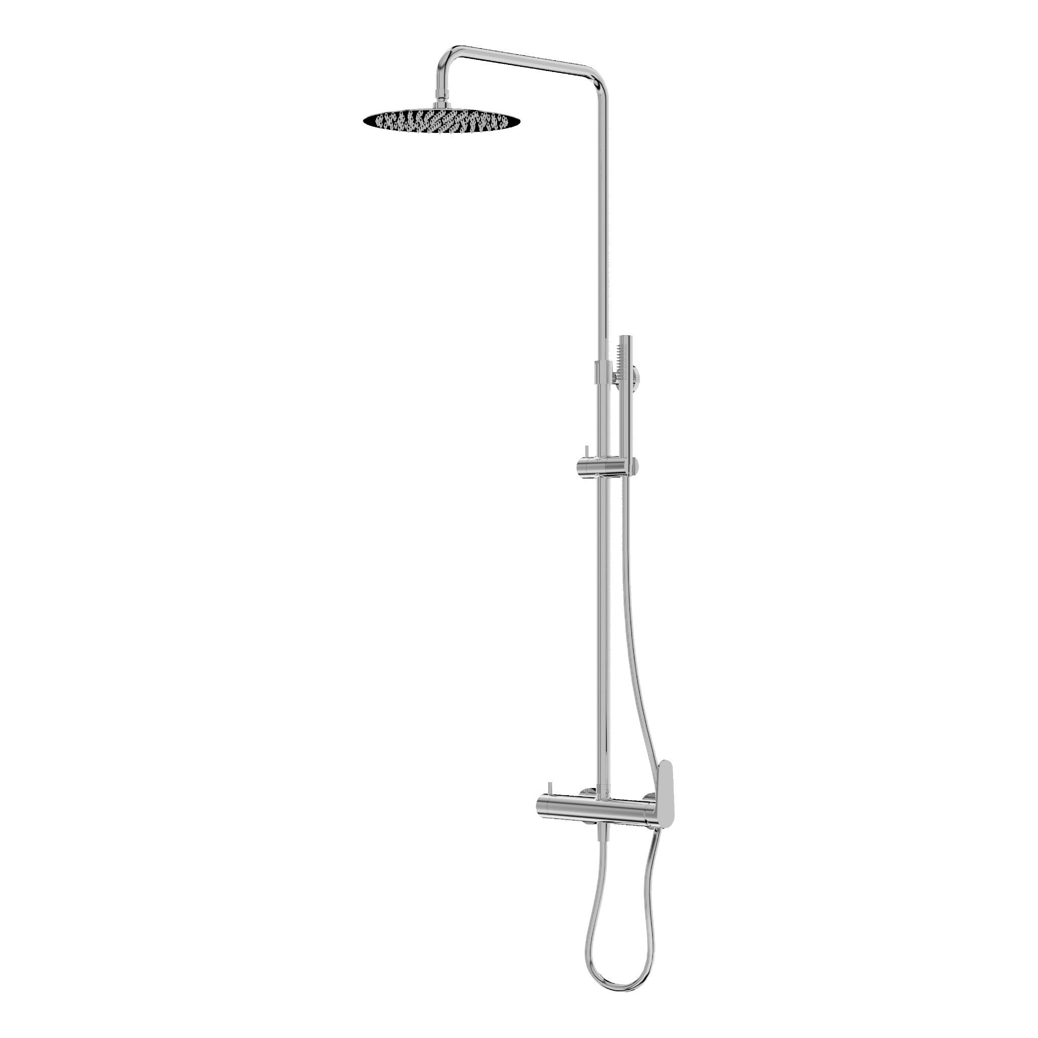Lavita CETUS CHROME set de douche avec douche de pluie set douche de ...