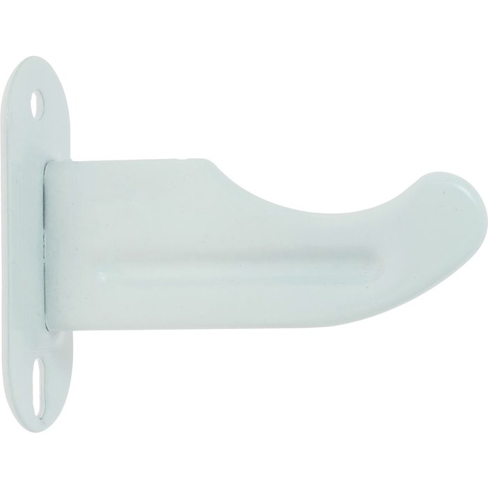 Console à visser pour radiateur fonte - Epoxy blanc - Axe 65 mm | Bricoman