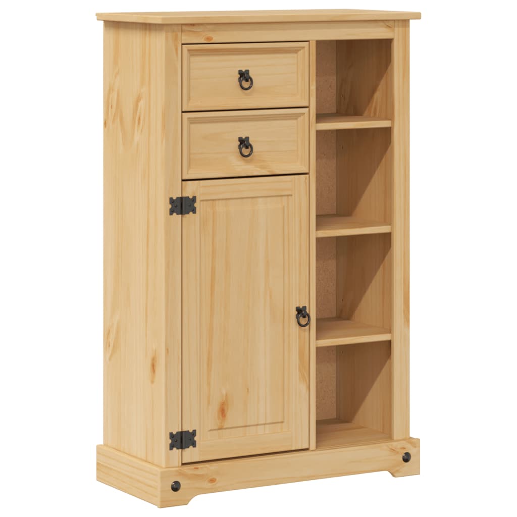 Armoire de salle de bain Corona 70 x 33 x 110 cm rangements spacieux ...