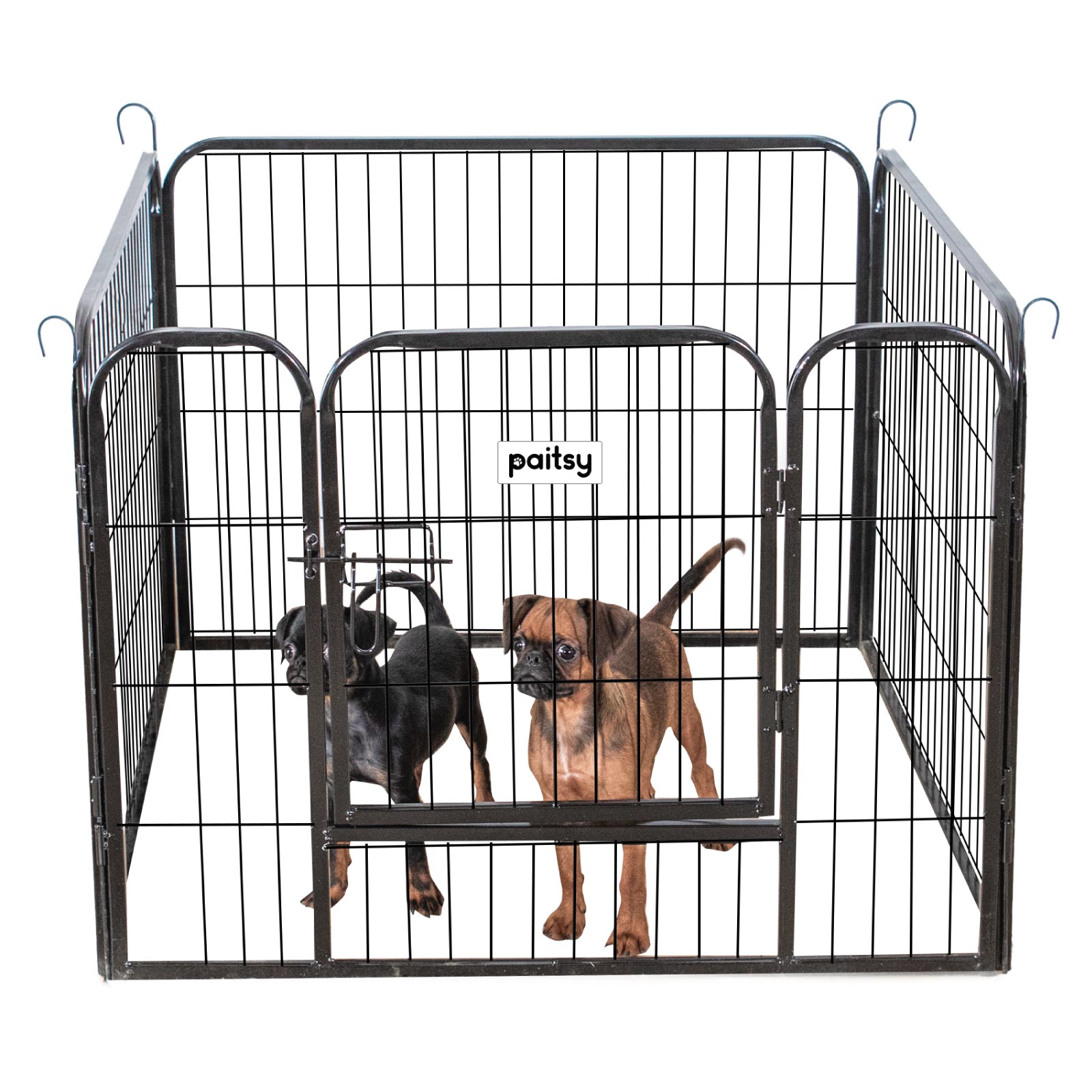 Parc Enclos pour chien chiot et lapin GARDEO80x60x4, 4 panneaux 80X60cm ...
