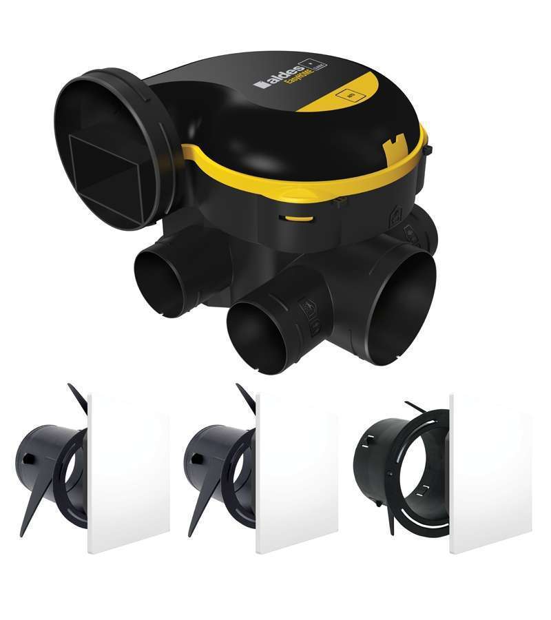Kit VMC simple flux autoréglable - EasyHOME AUTO Colorline - 11026033 ...