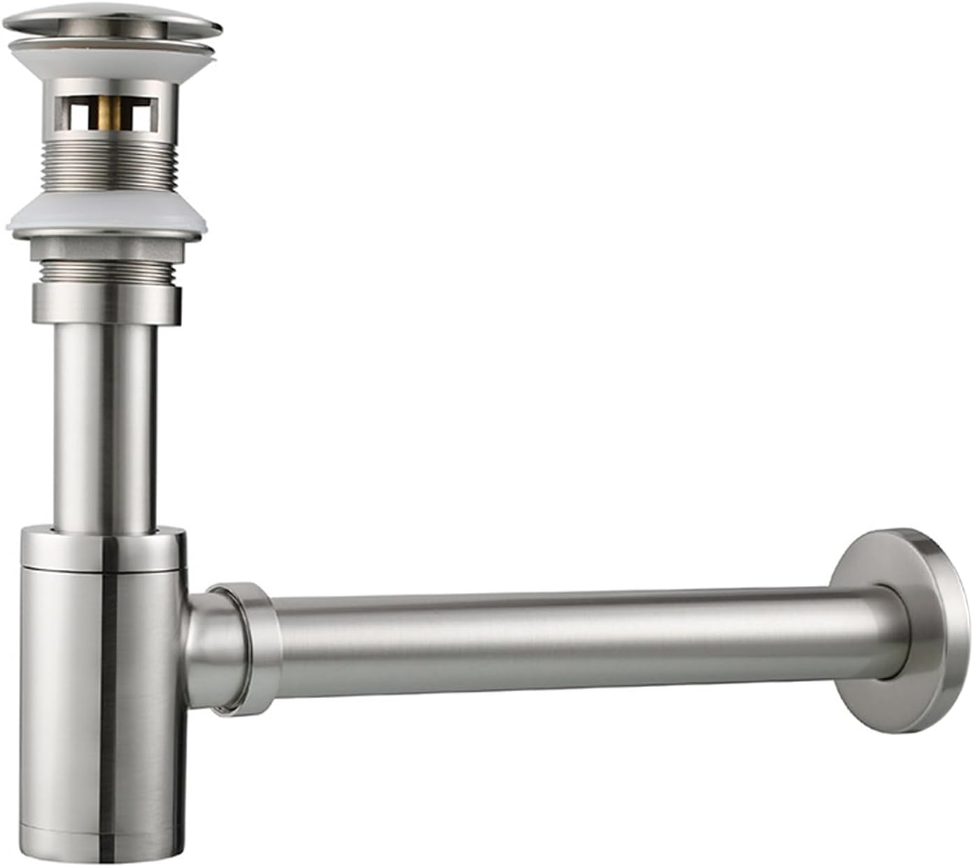 Siphon d'évier en acier inoxydable avec bouchon - Siphon universel ...