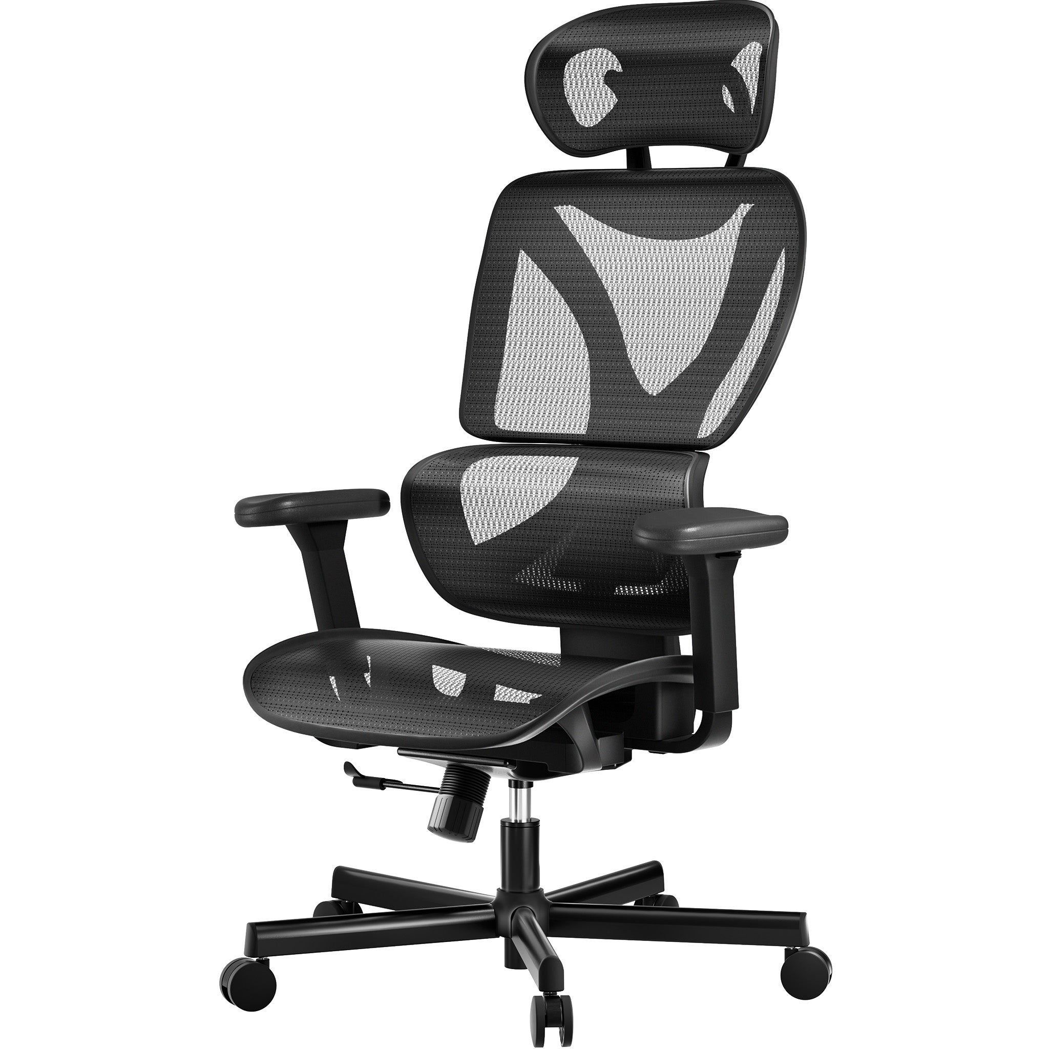 Wiltec Fauteuil bureau Ergonomique Capacité 150kg max. Pivotant 360 ...