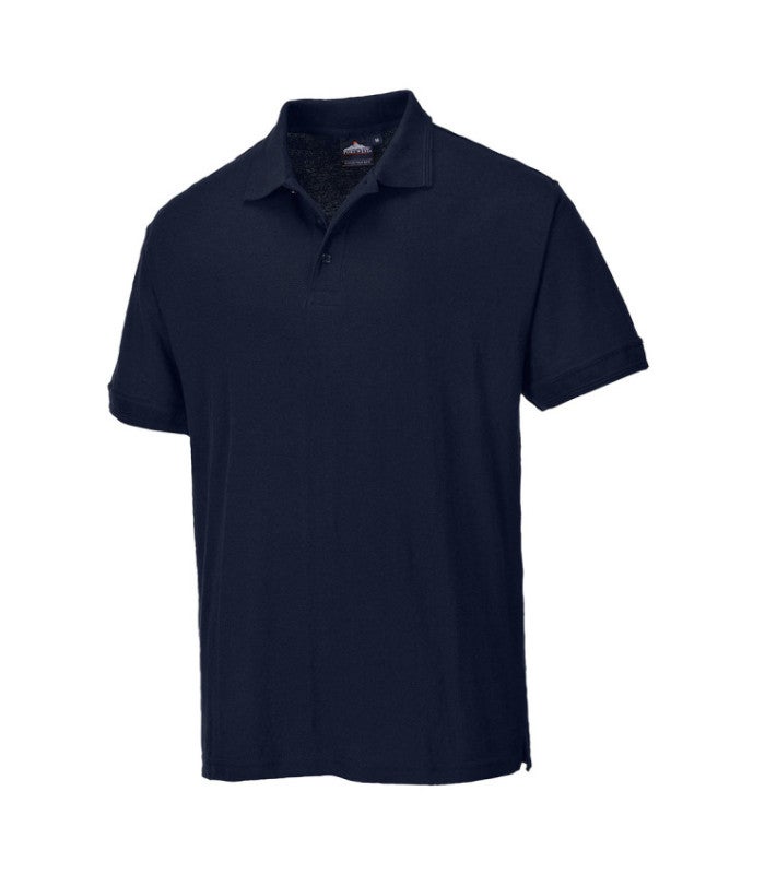Polo de trabajo en tejido piqué, cuello ribetado Naples PORTWEST B210 ...