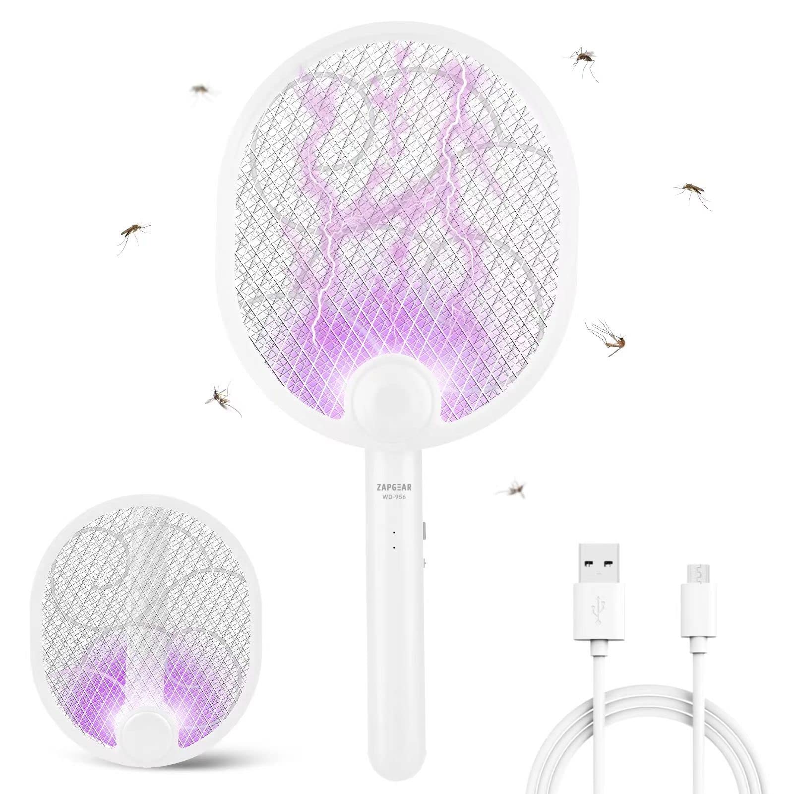 Zapper anti-moustiques, tapette à mouche électrique pliable ...