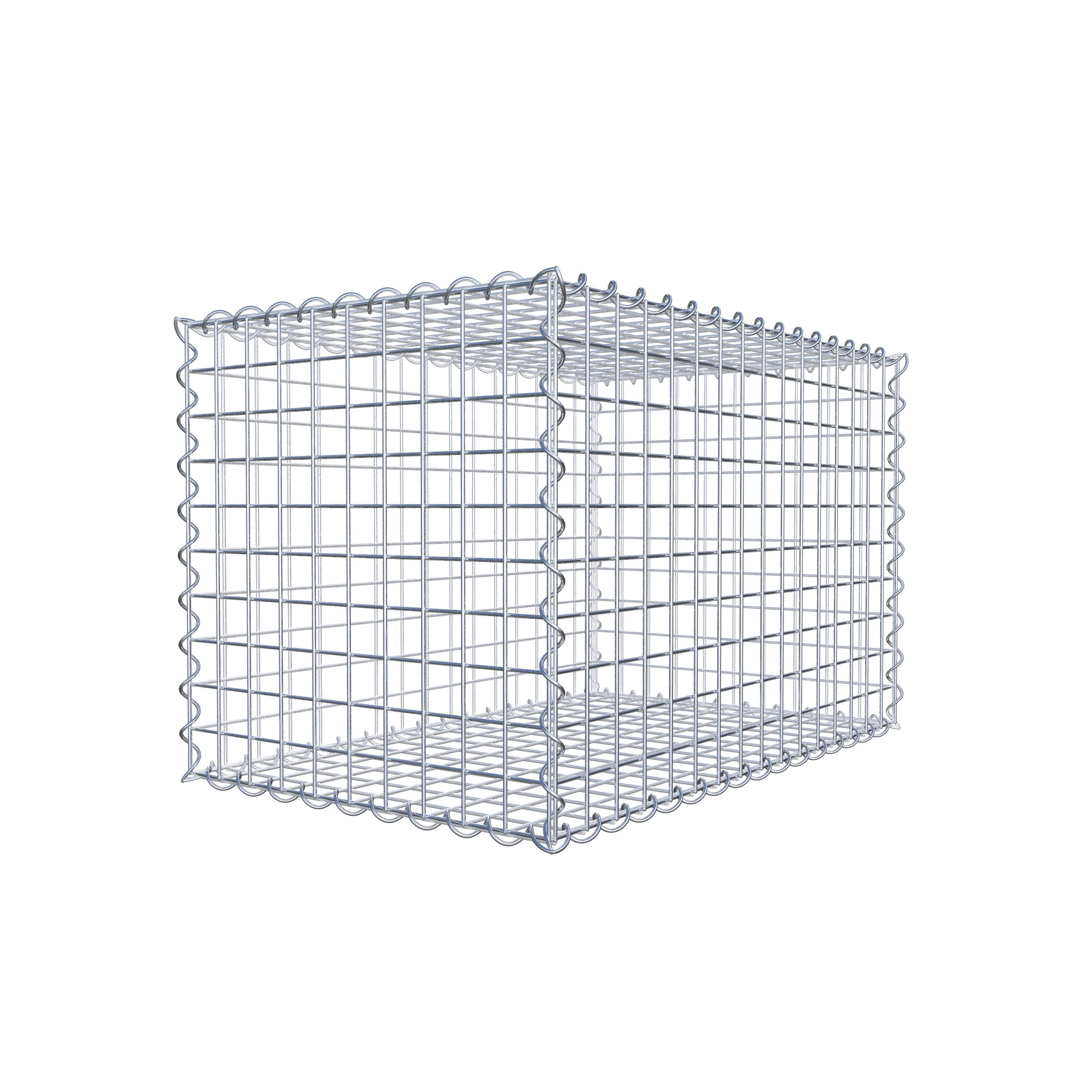 Gabiona - Gabion 80 cm x 50 cm x 50 cm (L x H x P), mailles 5 x 5 cm ...