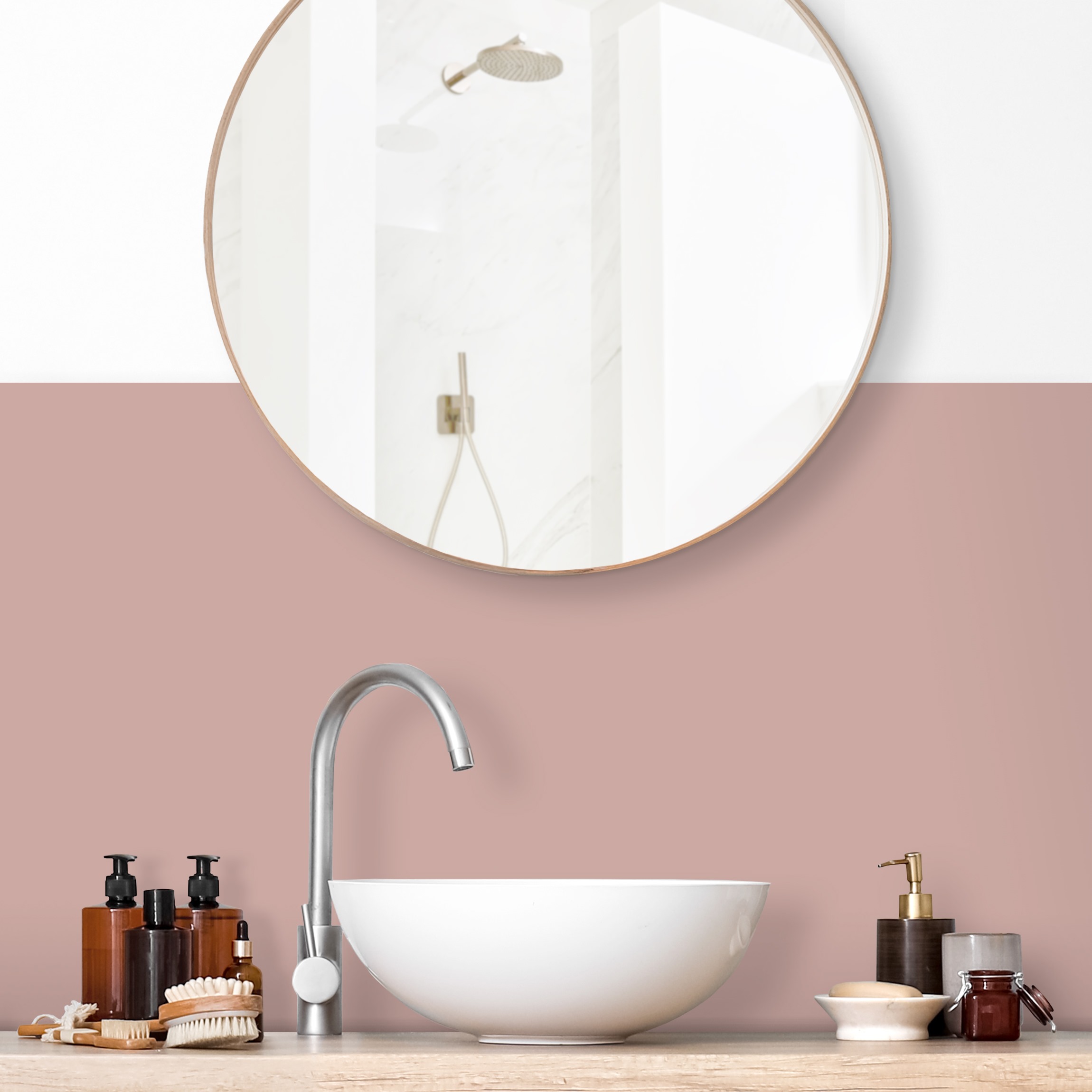 Revestimiento de pared para baño - Guava Juice 150 x 80 cm | Leroy Merlin