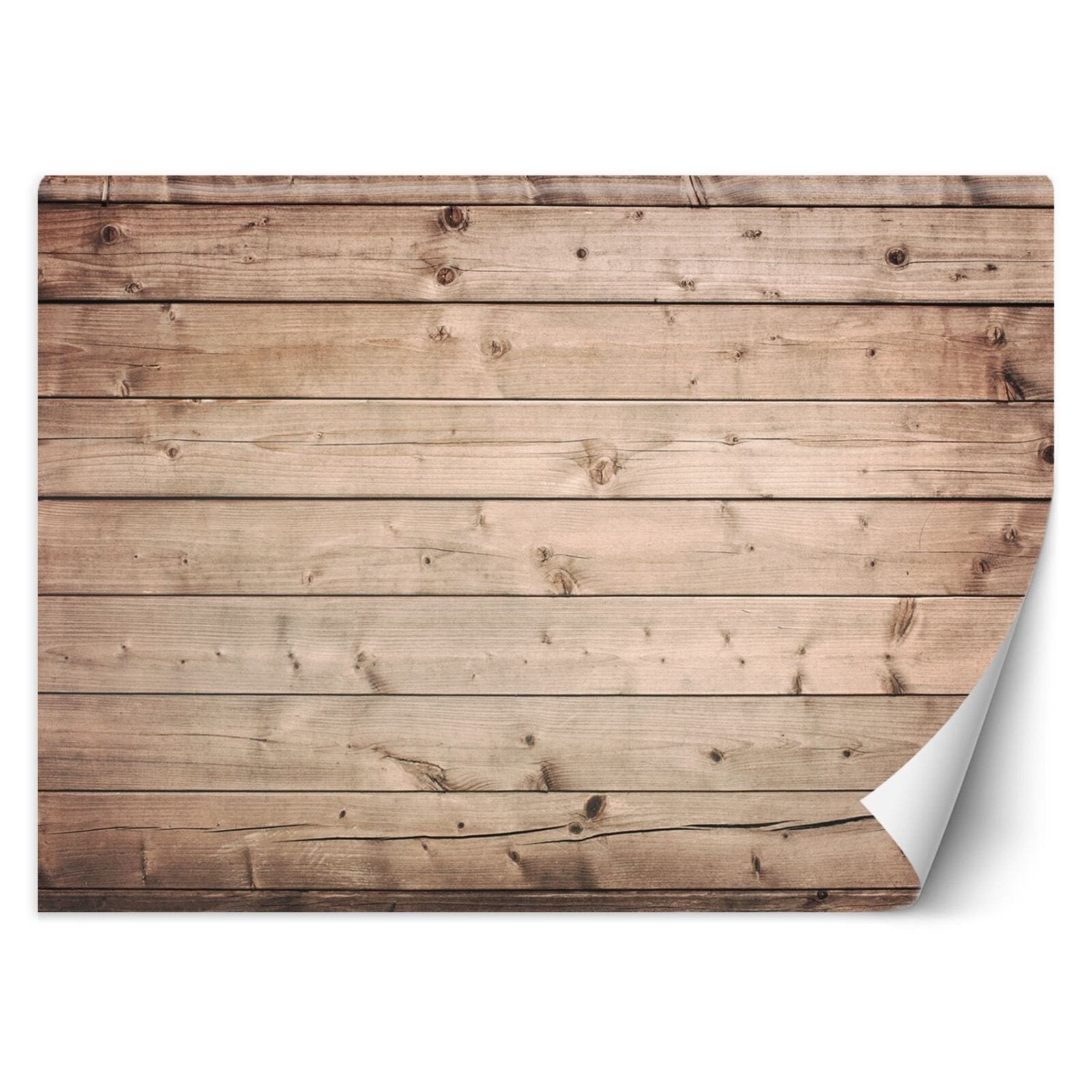 Papier peint motif de planches transversales - 400 x 280 cm | Leroy Merlin