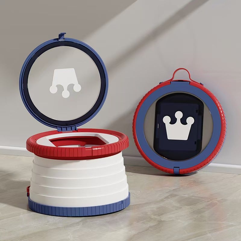 Pot pliable portable pour enfants, toilettes d'urgence pour voiture ...