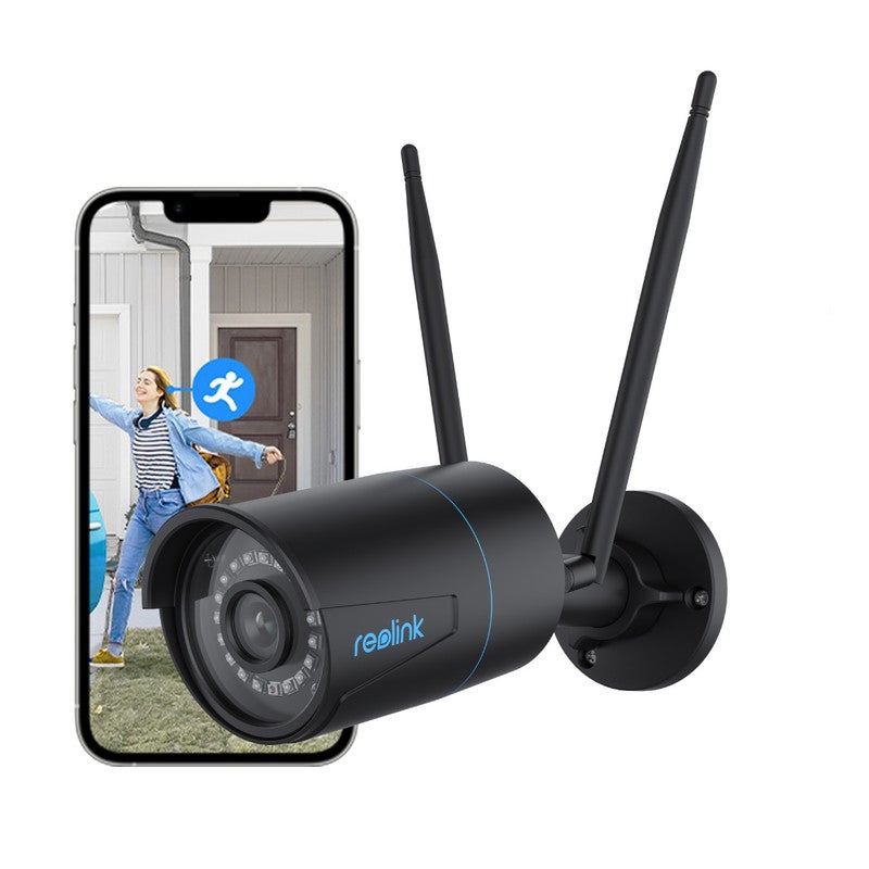 Caméra de surveillance 5MP WiFi bullet filaire, Reolink, Noir | Leroy ...