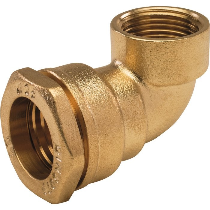 Raccord laiton pour tube PE - Arco - coude 90° égal - F 1' - diamètre ...