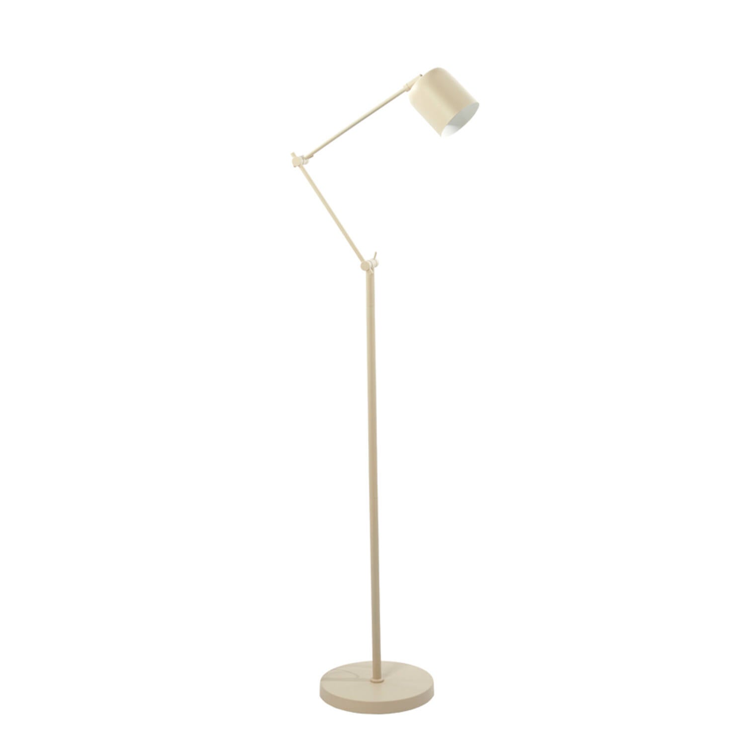 Light & Living - lampadaire - Rijeka - beige - métal - lampe de lecture ...