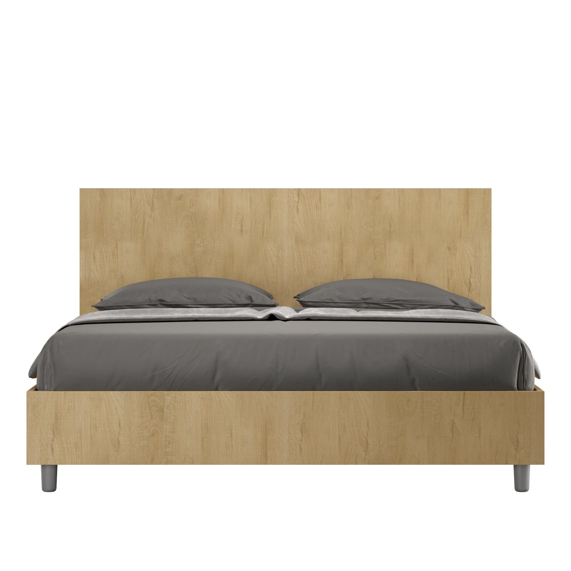 Lit queen size coffre 160x200 chêne nature New Egos | Leroy Merlin