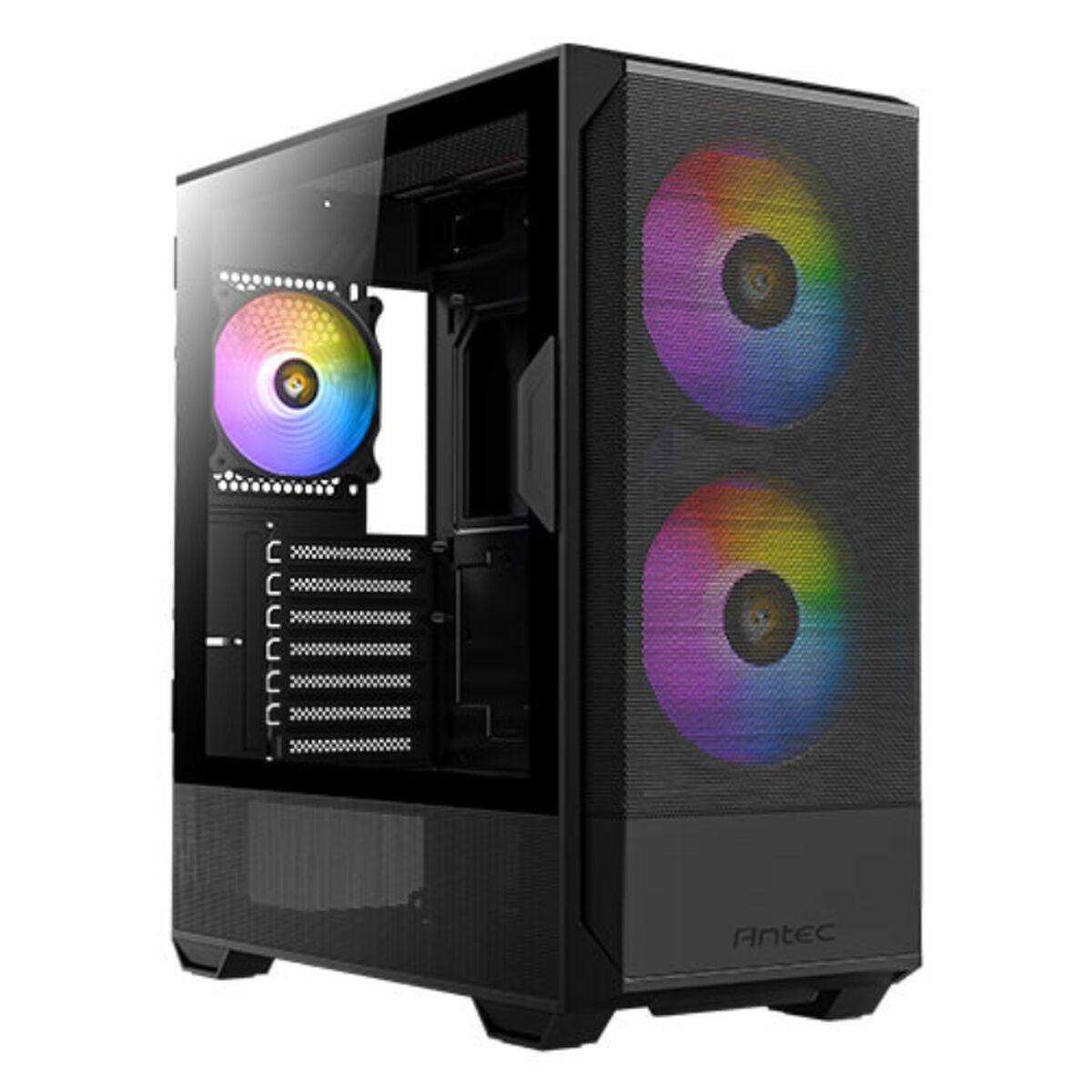 Antec NX416L Midi Tower Nero (Antec NX416L ARGB Gaming Case w/ Glass ...