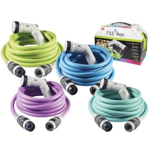 Kit tuyau d'irrigation avec pistolet multi-jet et raccords IKON KIT ...