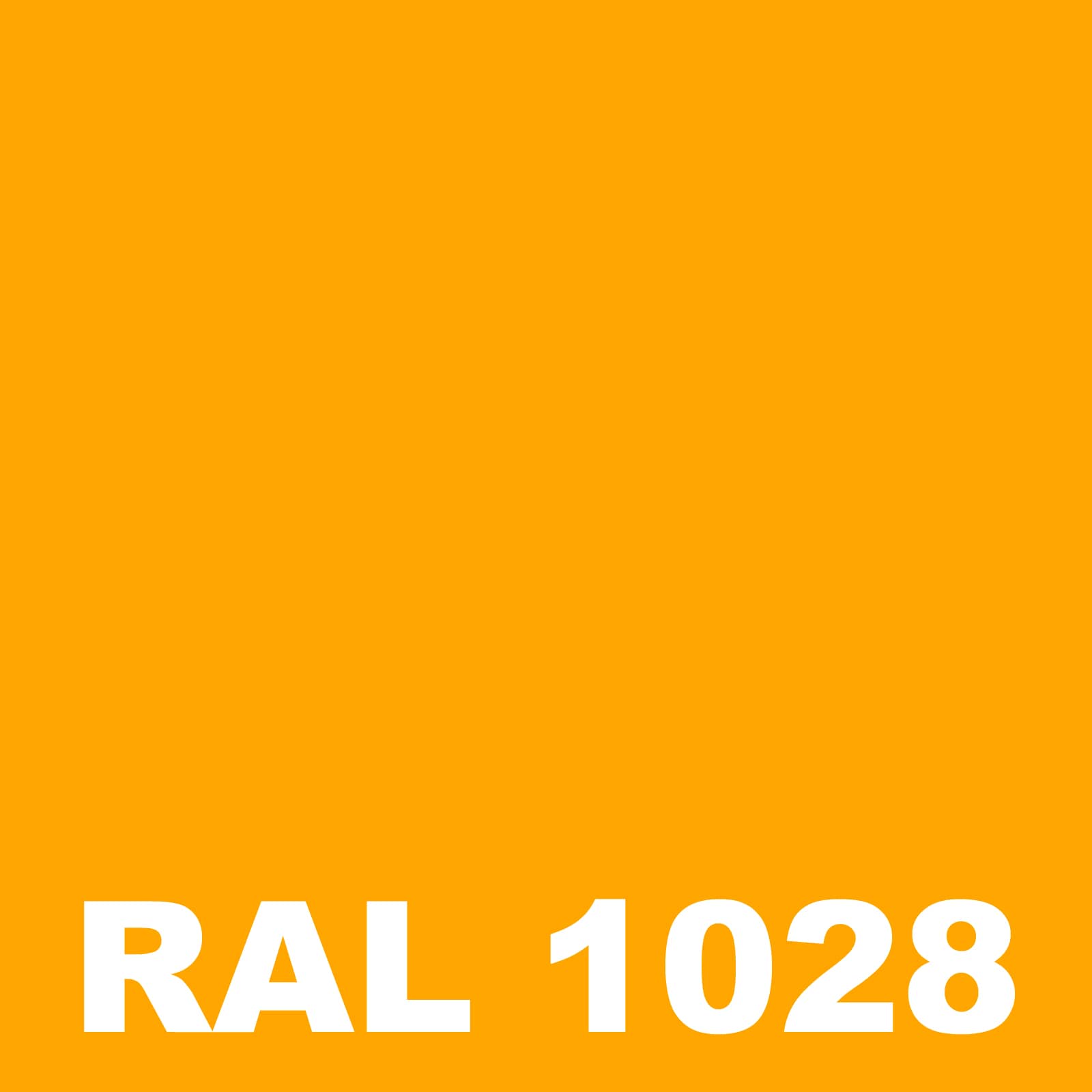 Peinture Murale Interieur - Metaltop - Jaune melon - RAL 1028 - Pot 1L ...