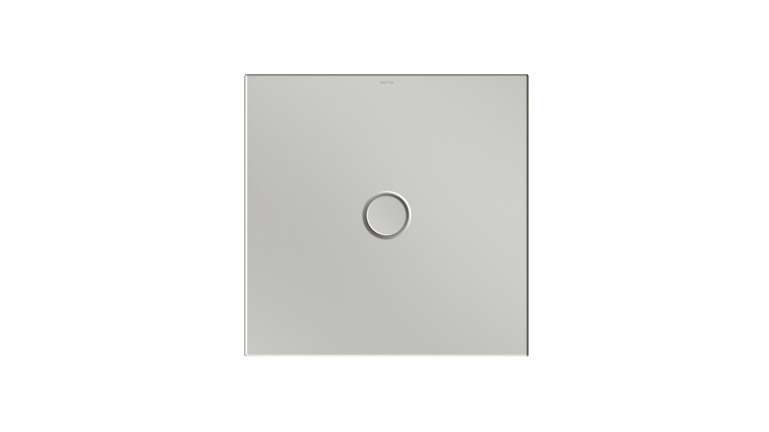 Plato de ducha BetteFloor con soporte mínimo y GlasurPlus, 80x80cm ...
