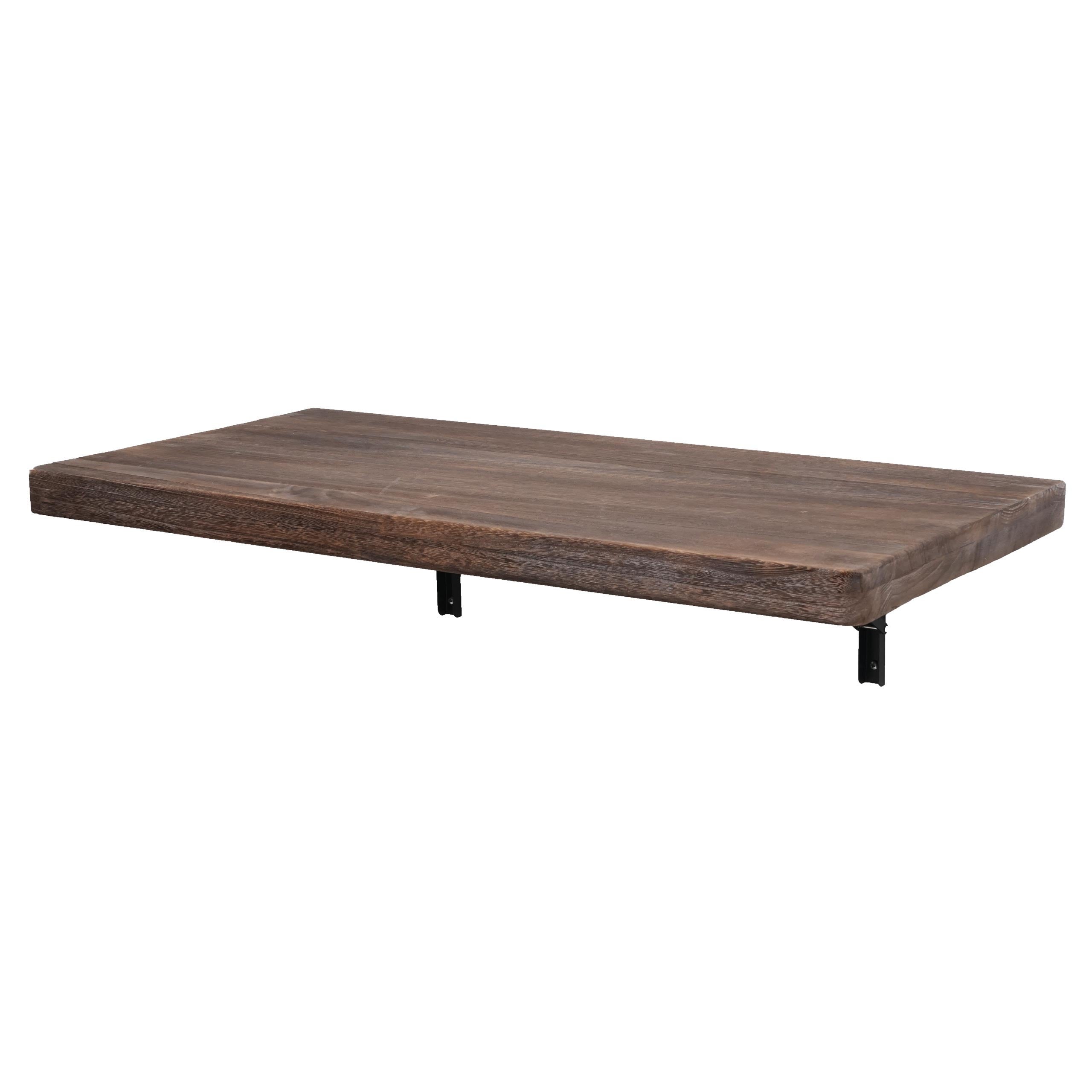 Table murale de cuisine tablette pliante en bois solide pliable ...