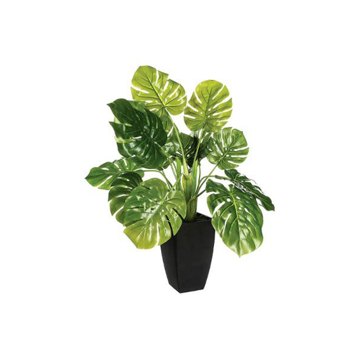 Plante Verte Artificielle en Pot "Leaf" 70cm Vert | Leroy Merlin