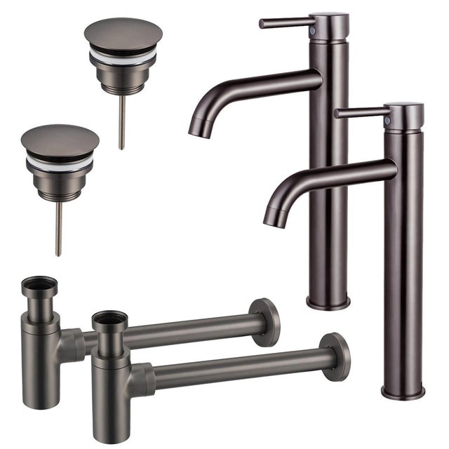 Fortifura Calvi Kit robinet lavabo - pour double vasque - robinet ...