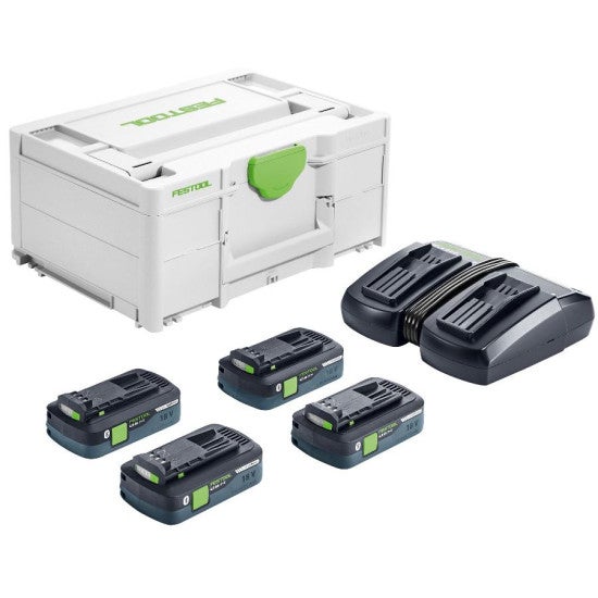FESTOOL SYS 18V 4x4.0/TCL 6 Duo Energy Set - 577104 | Leroy Merlin