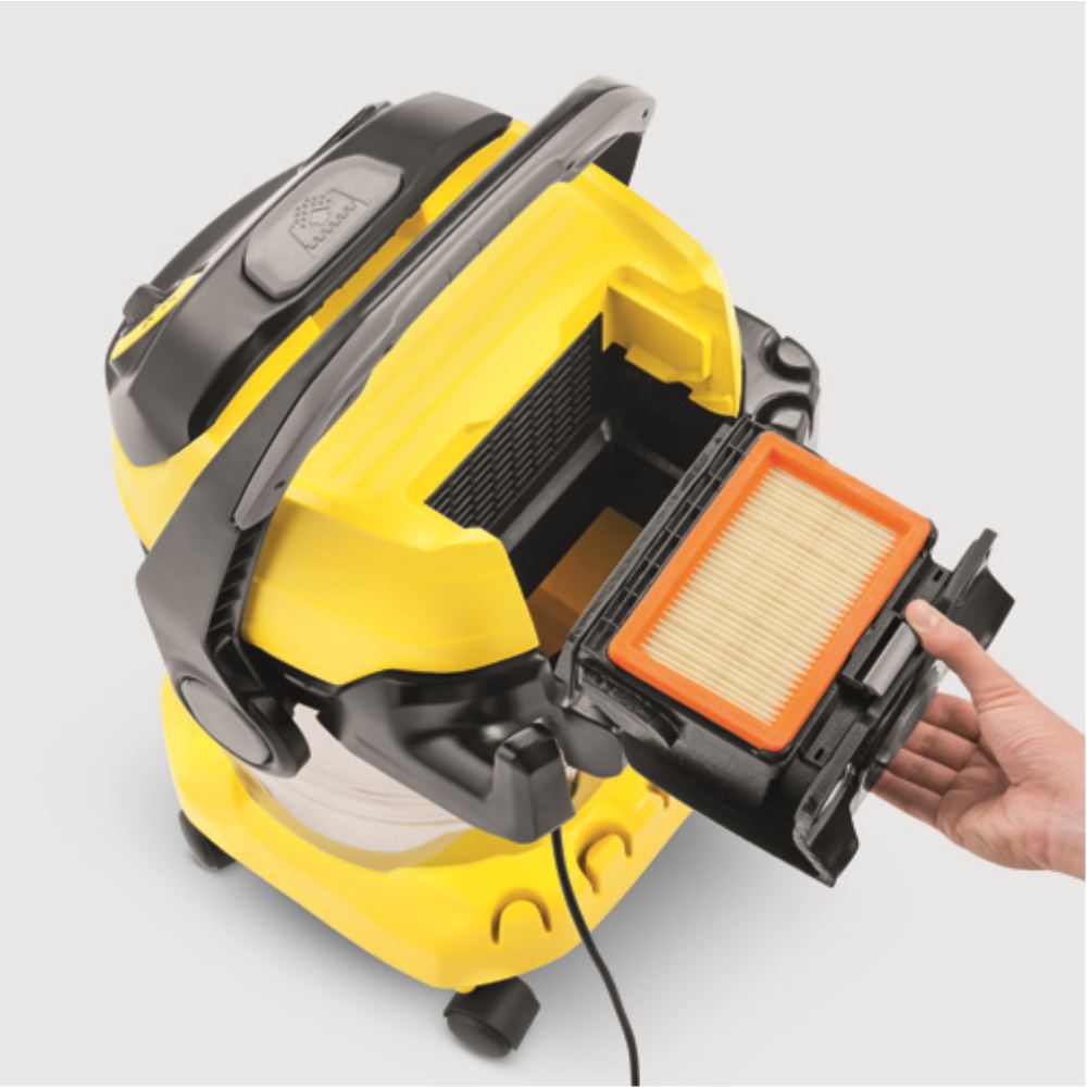 Kärcher WD 5 Premium Negro Metálico Amarillo 25 L 1100 W | Leroy Merlin