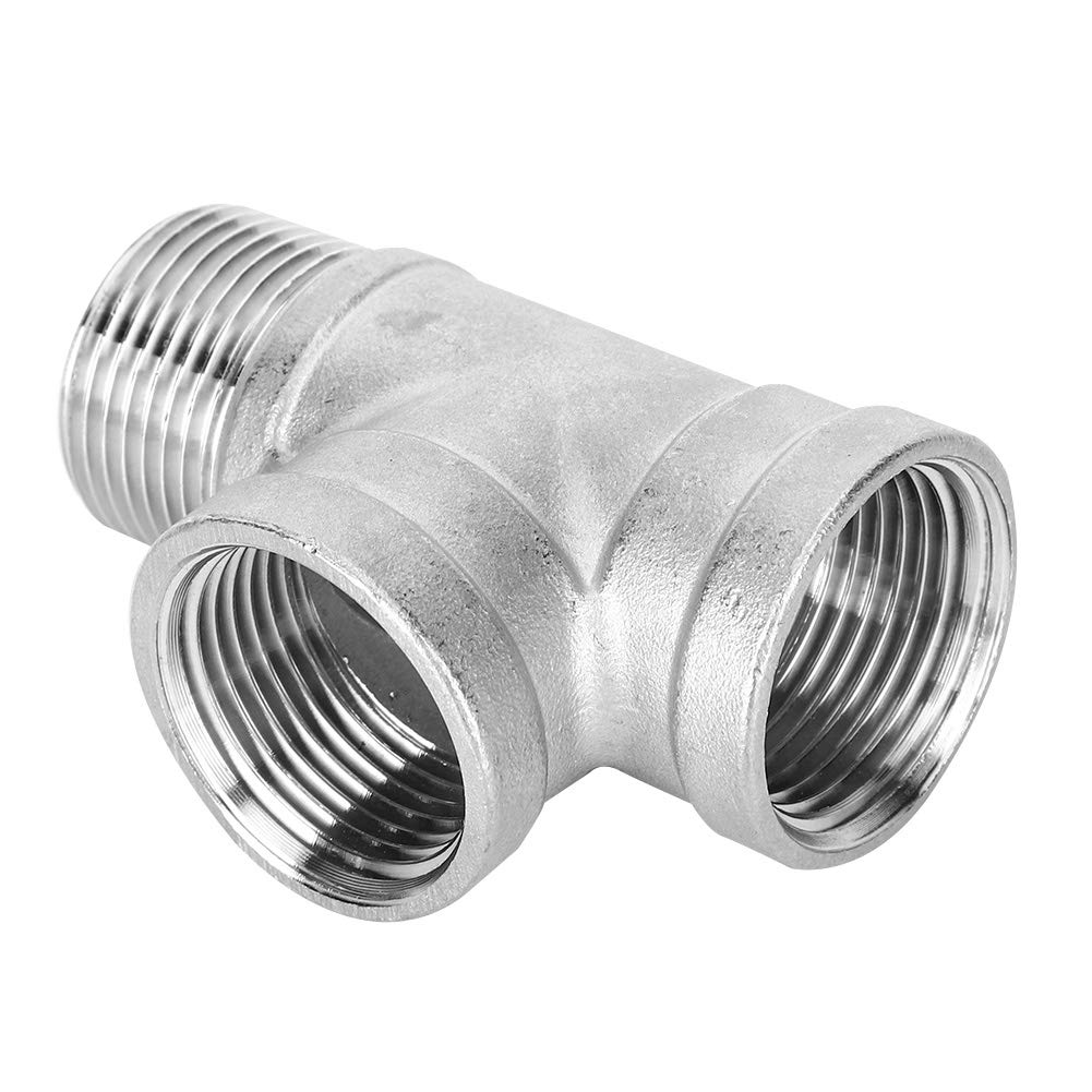 Conector en T en forma de T de 3 vías G1 pulg. Accesorios para tuberías de acero inoxidable 304 ...