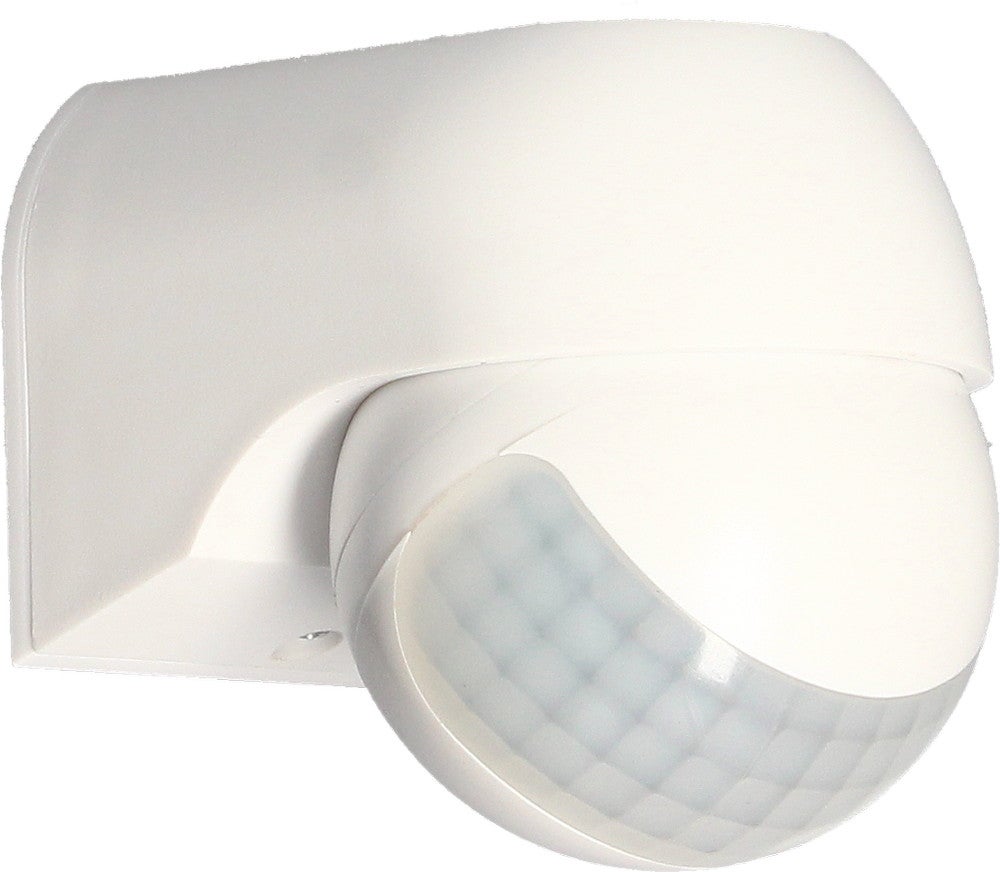 Détecteur IR Saillie PRÉSENCE & CRÉPUSCULAIRE Blanc - 400Wmax | Leroy ...