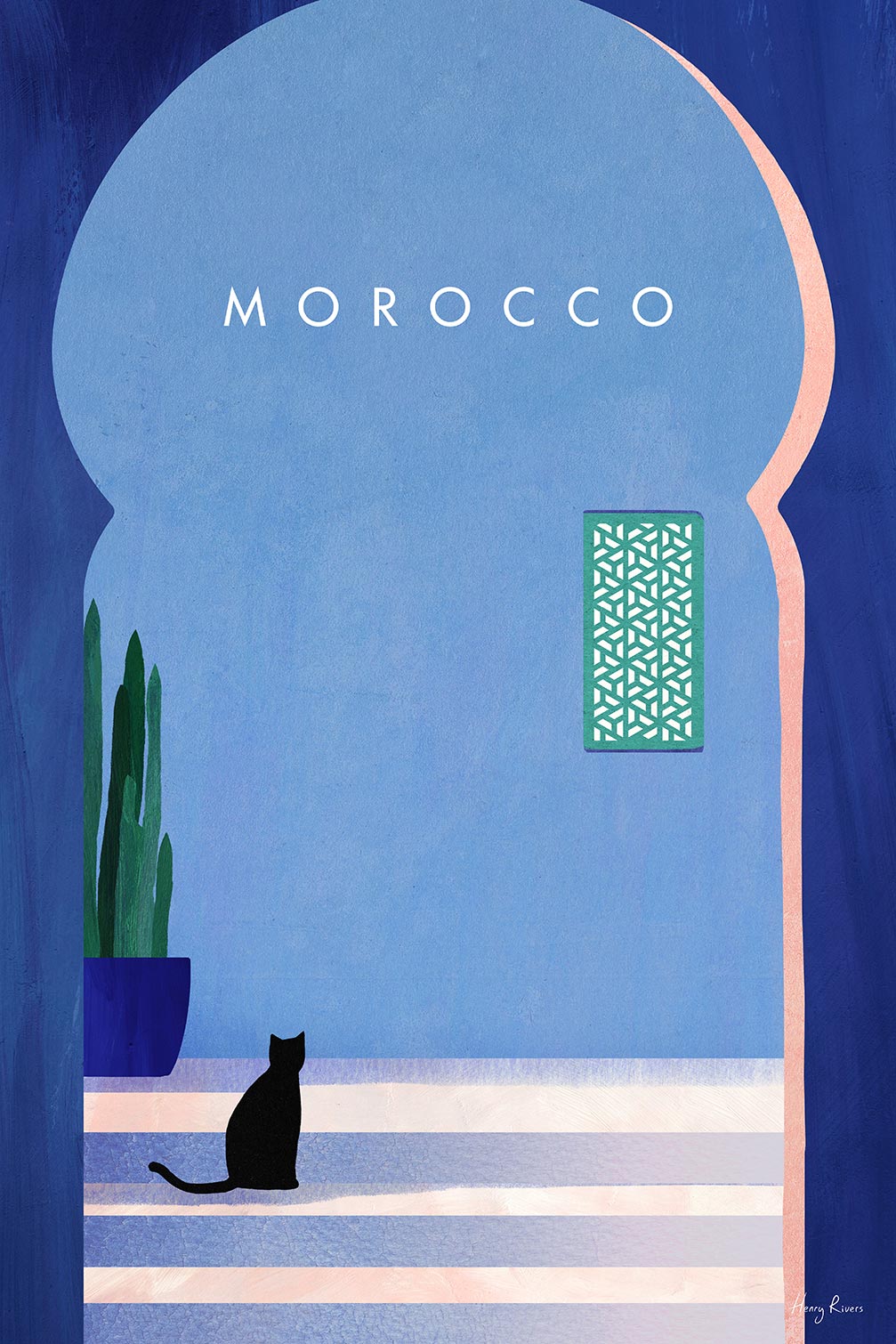Tableau ville maroc - 40x60cm | Leroy Merlin
