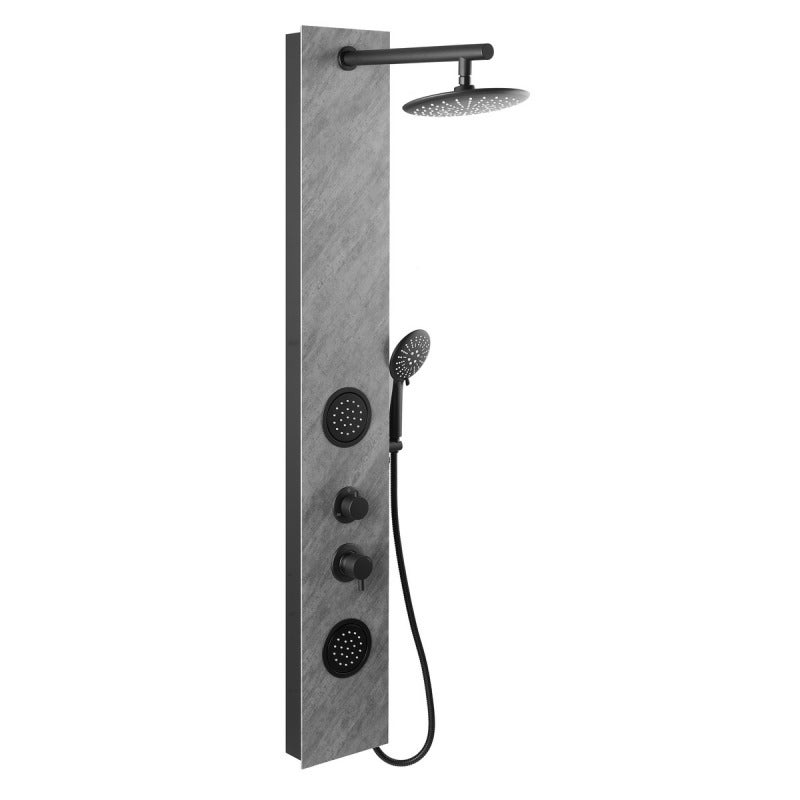 Swiss Aqua Technologies Columna de ducha de hidromasaje con decoración ...