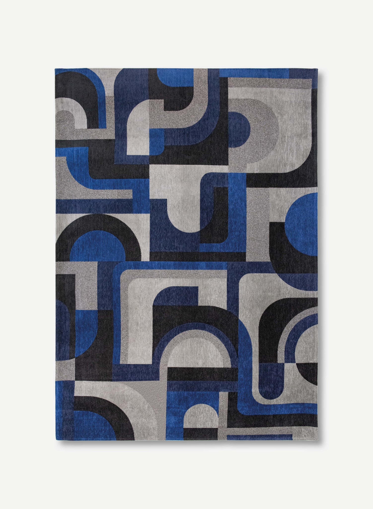 Module design - Tapis géométrique Nuance - Bleu Weimar - 80 x 150 CM ...