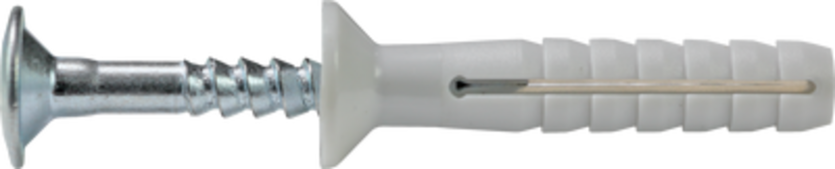 Cheville en nylon 6.6 prolongée 6x60 mm avec vis a clouer Pc 15 | Leroy ...