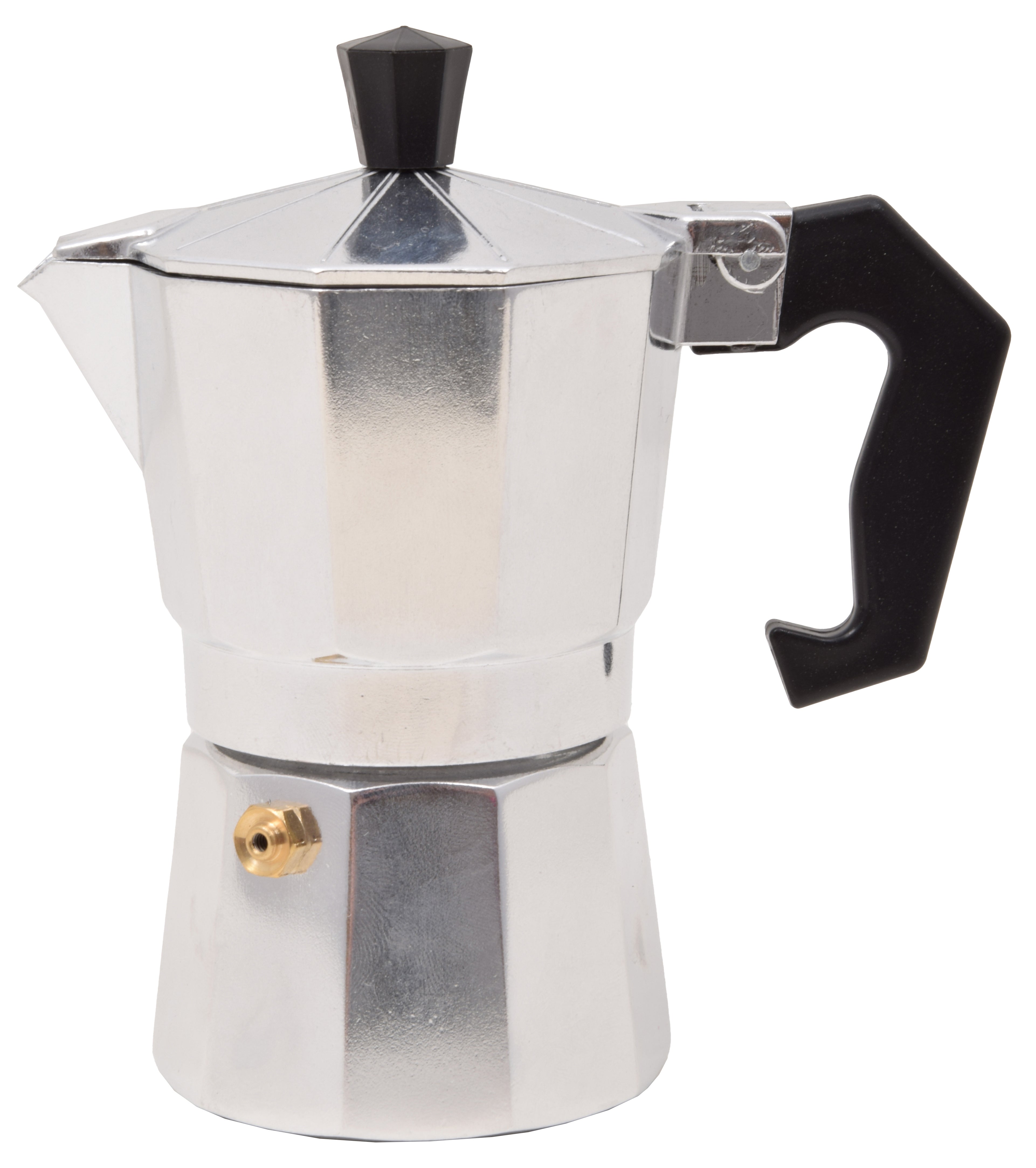 Cafetera Clásica de 2 Tazas en Acero Inoxidable | Leroy Merlin