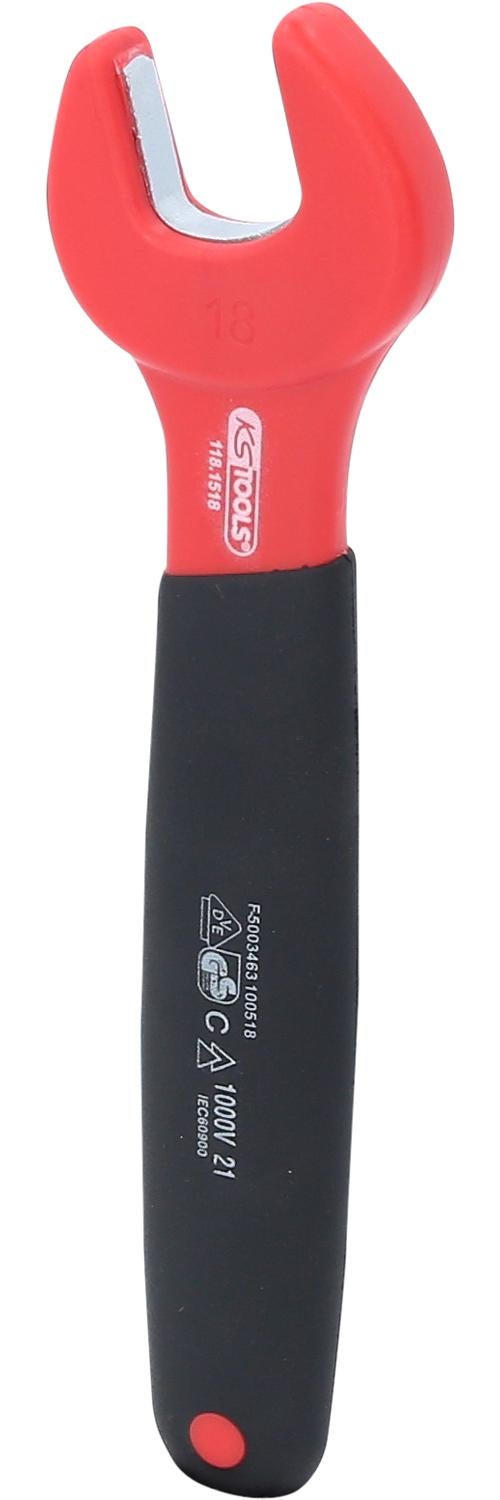 KS TOOLS Clé à fourche isolée, 18 mm | Leroy Merlin