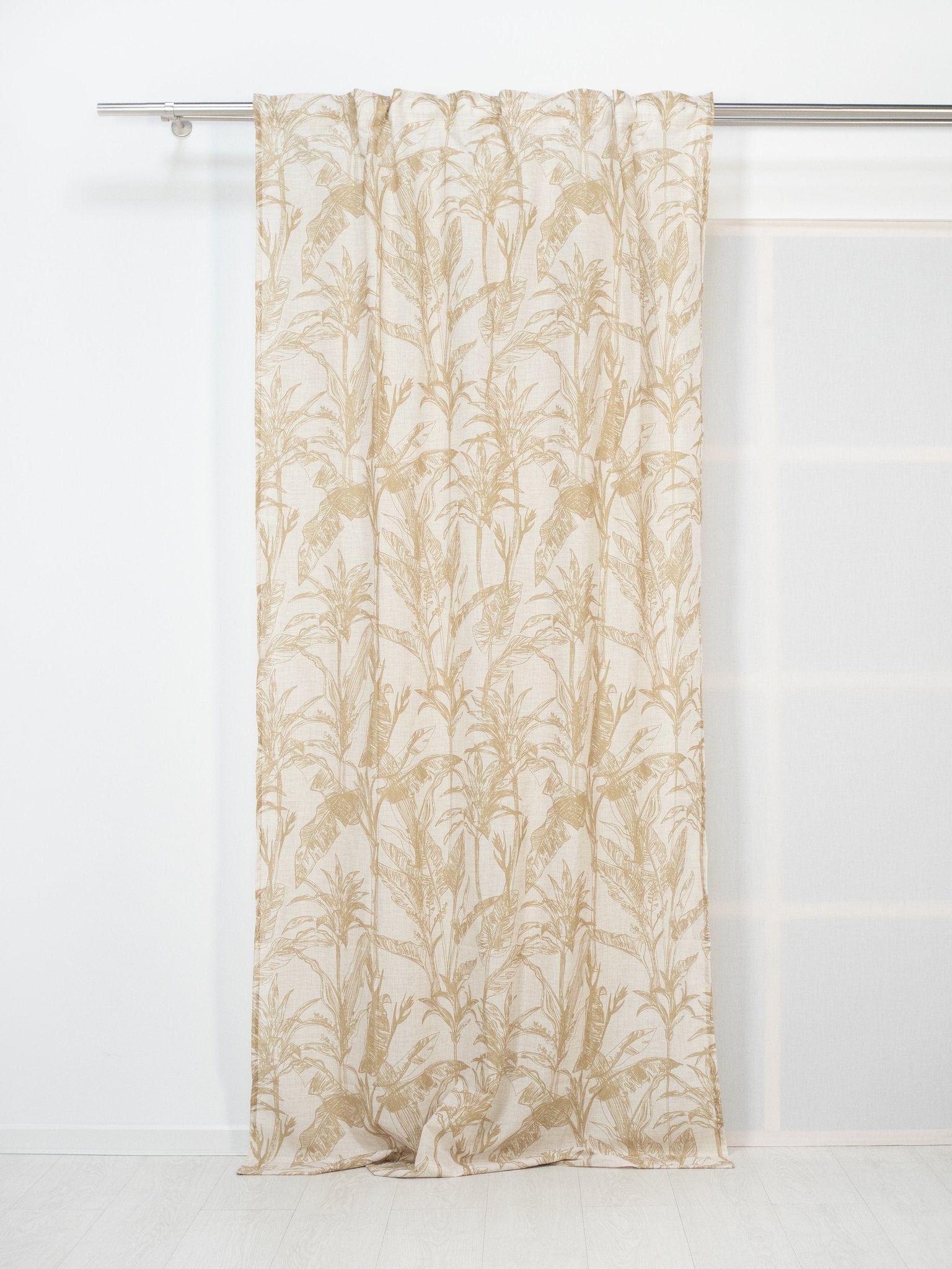 Rideau Monstera 140x260 Beige | Leroy Merlin