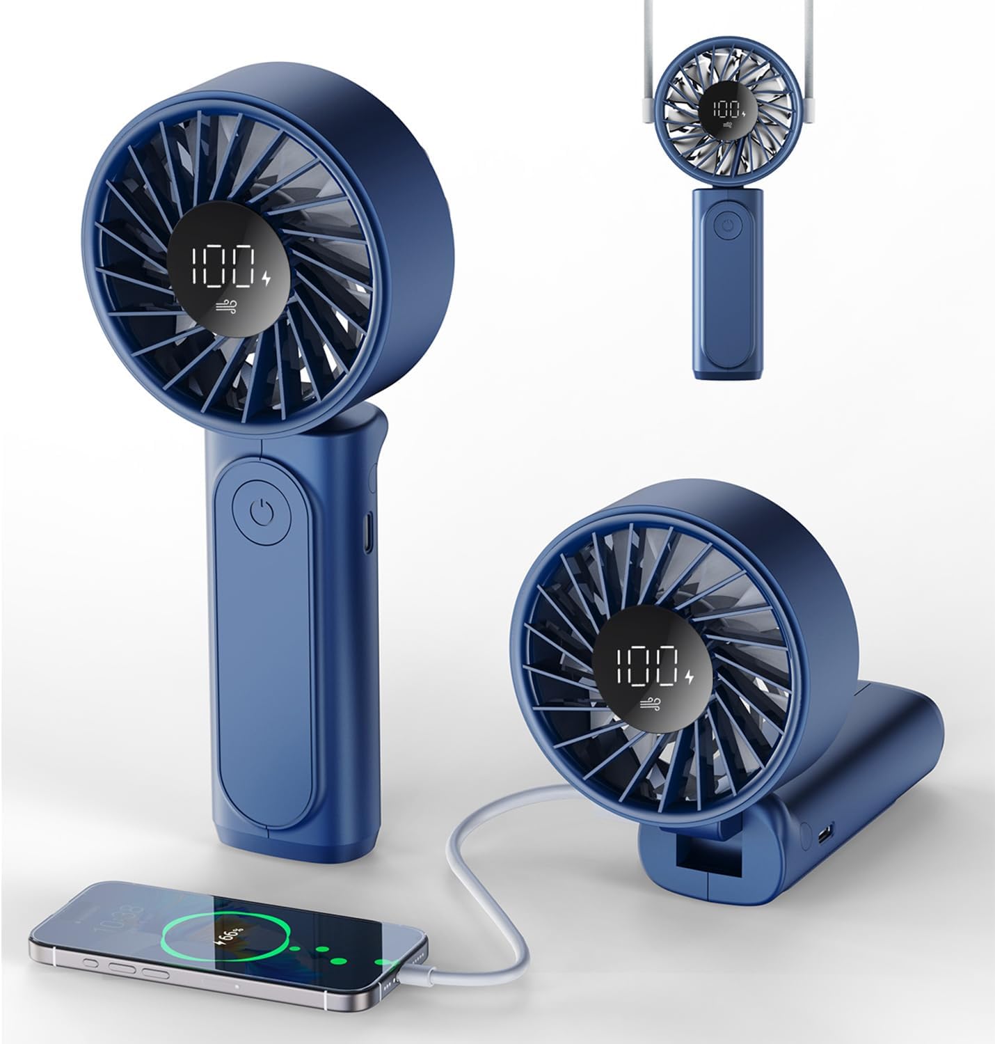 Ventilatore portatile, ventilatore personale ricaricabile da 3600 mAh ...
