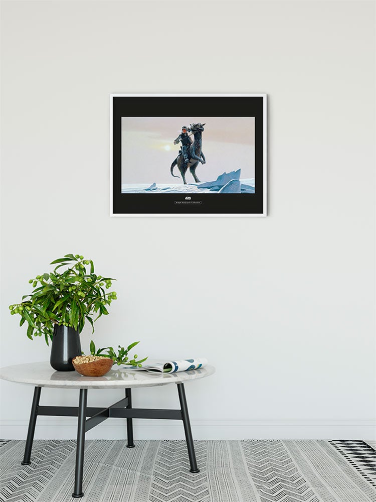Poster d'art de Komar - Star Wars Classic RMQ Hoth Tauntaun - Taille ...